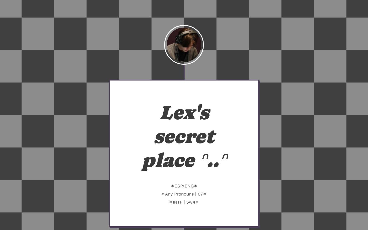 Lex's secret place